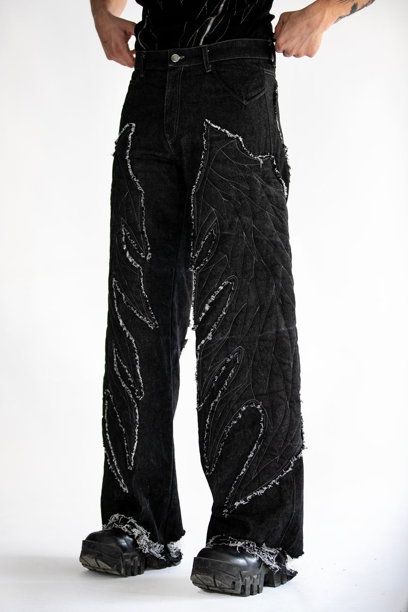 AZRAEL PADDED WING DENIM – SXVSU